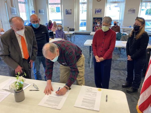 Town of Andover receives Land Donation from Thomas D. Talbot | Andover, CT